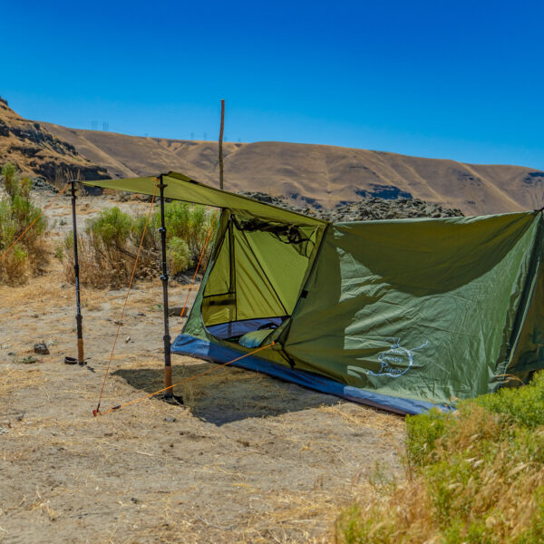 Trekker Tent 1A, Bivy Style Ultralight Backpacking Trekking Pole Tent ...