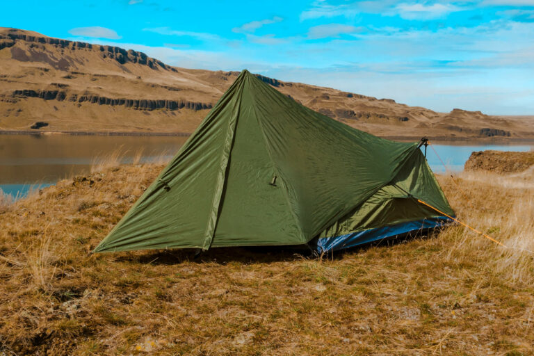 Trekker Tent 1V, 1-Person Trekking Pole Tent, 2-Layer Backpacking Tent ...
