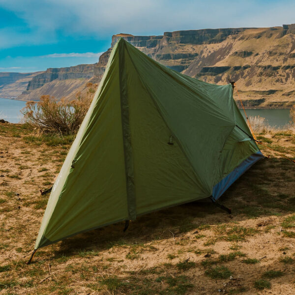 Trekker Tent 1V, 1-Person Trekking Pole Tent, 2-Layer Backpacking Tent ...