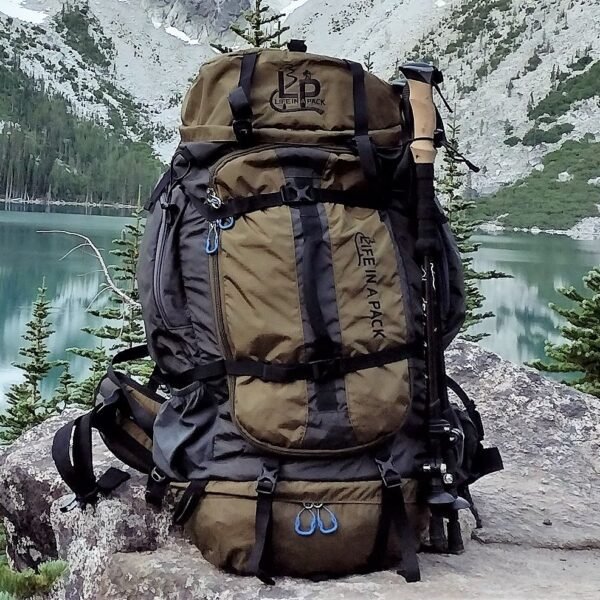 Life in a Pack 75+ Liter Backpacking Pack - River Country Products