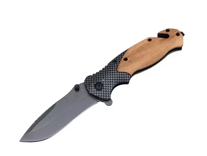 Wooden Handle Pocket Knife - River Country Products