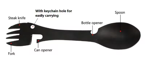 Metal Spork - River Country Products