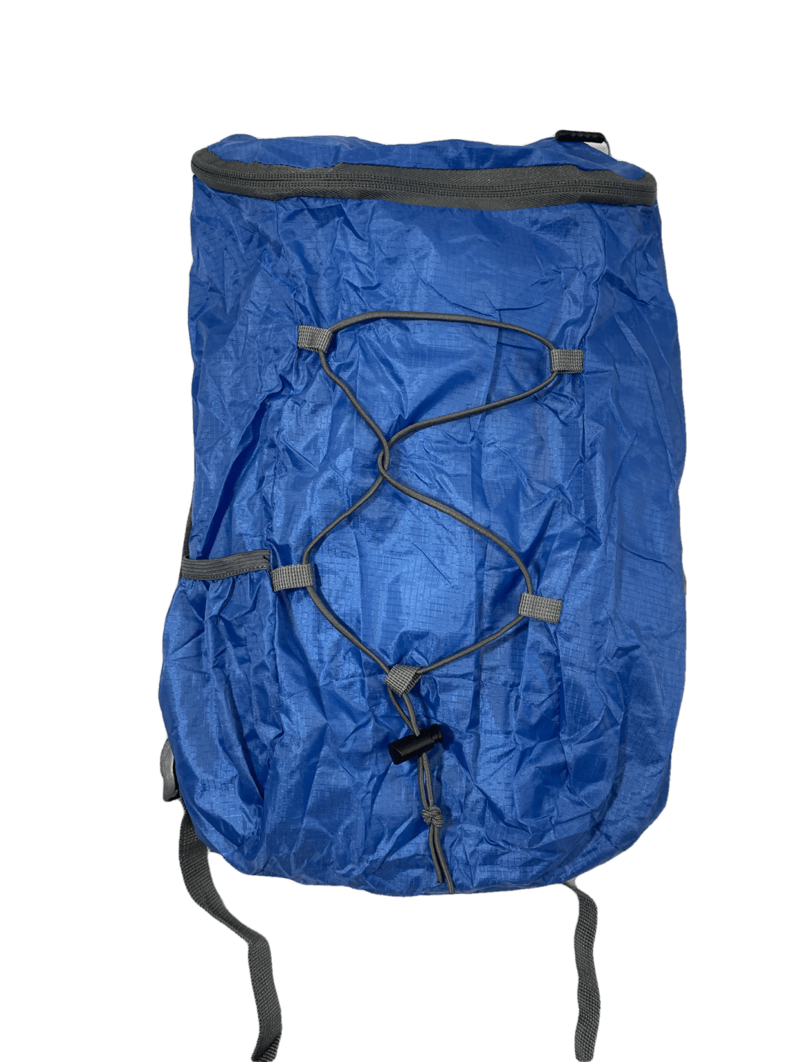 Blue bungee polyester day pack (603) - River Country Products