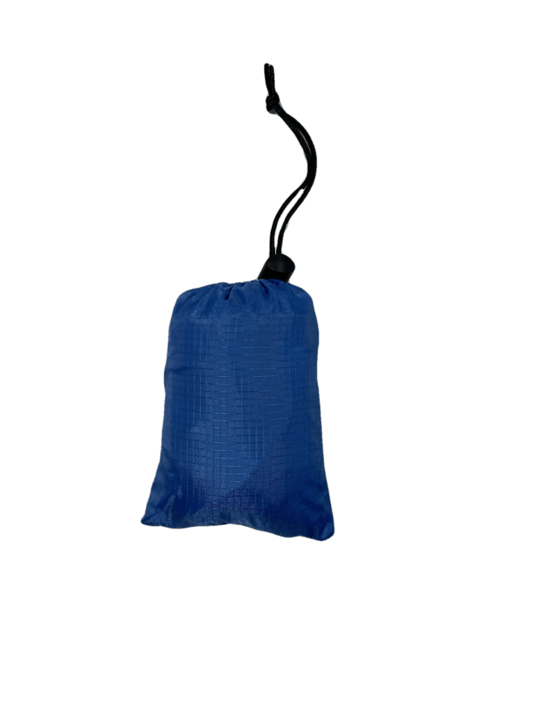 Blue bungee polyester day pack (603) - River Country Products